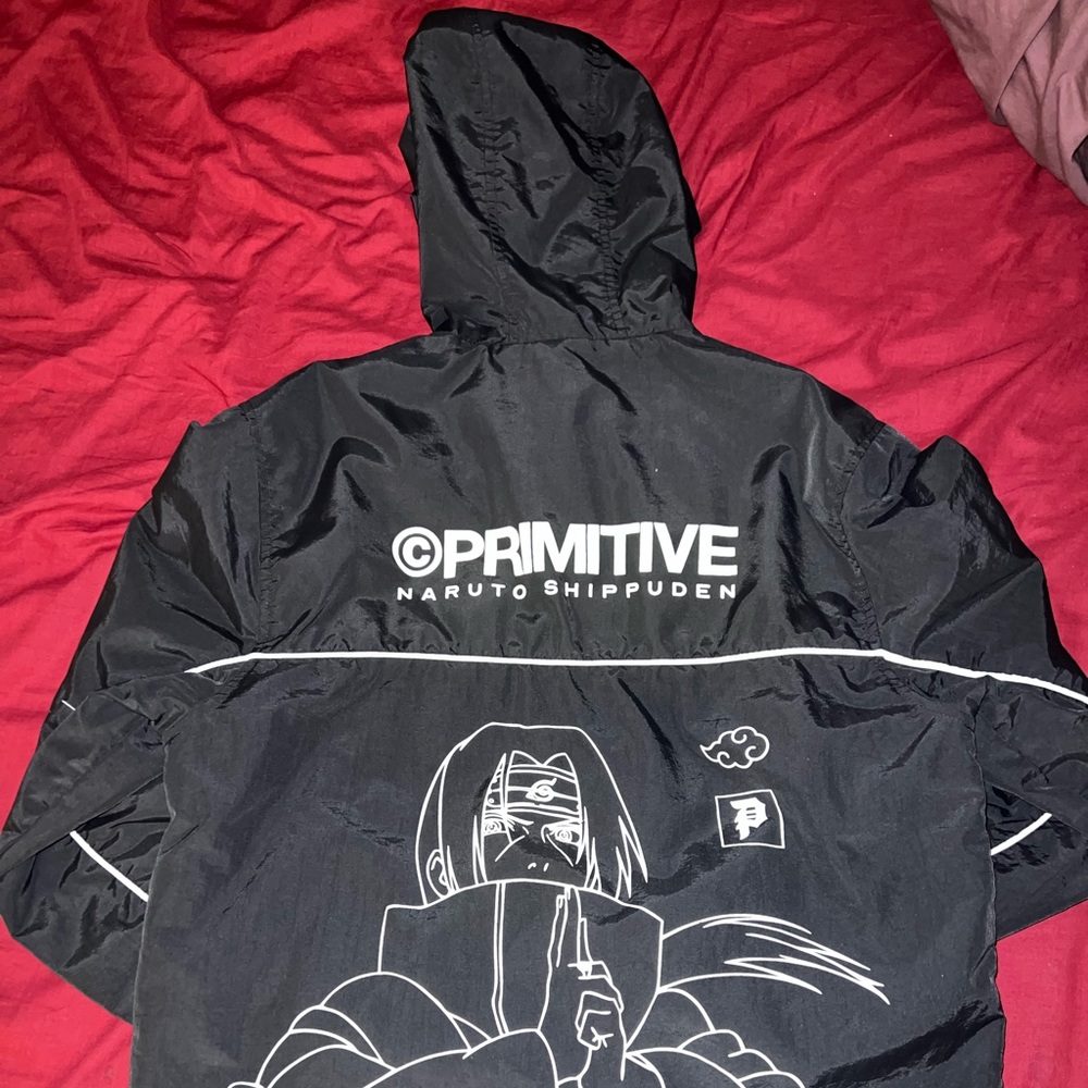 Rare Authentic Primitive Naruto Windbreaker Hoodie - Gem